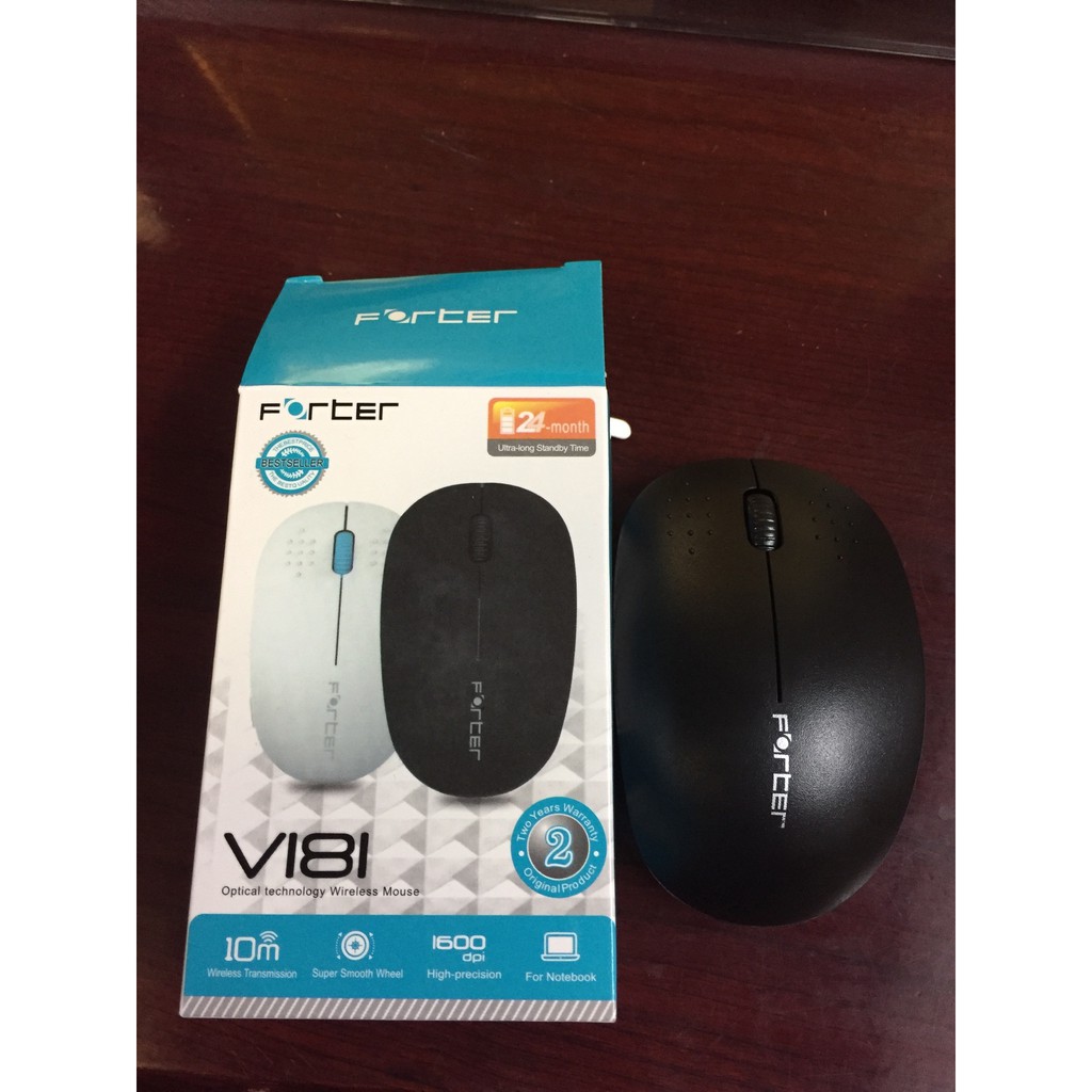 Chuột không dây Forter V181 chính hãng bảo hành 12 tháng | Shopee Việt Nam