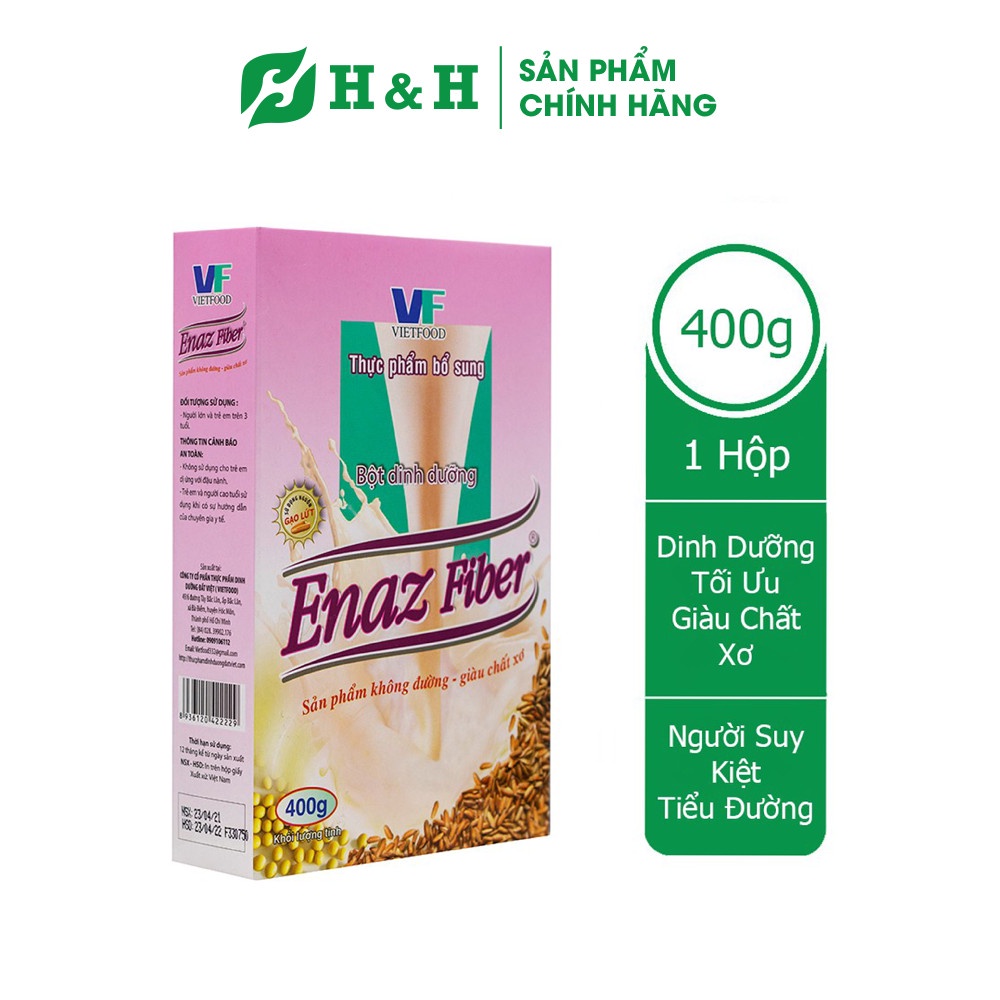 Bột dinh dưỡng ENAZ FIBER dinh dưỡng tối ưu cho người ăn chay, tiểu ...