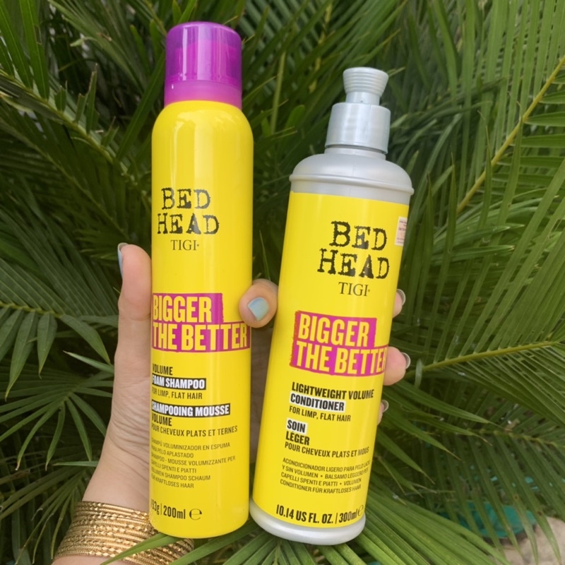 DẦU GỘI XẢ DẠNG BỌT TẠO ĐỘ PHỒNG CHO TÓC TIGI BEDHEAD VOLUME BIGGER THAN BIGGER | Shopee Việt Nam