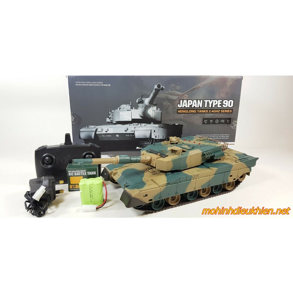 XE TĂNG ĐIỀU KHIỂN TỪ XA JAPAN TYPE90 TỈ LỆ 1:24 | Shopee Việt Nam