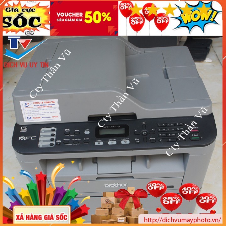 Máy in cũ đa chức năng Brother MFC-L2701 DW MFC L2701D bền đầy đủ tính ...