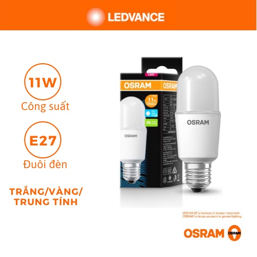 Bóng đèn LED ECO STICK OSRAM 11W đuôi E27 - HÀNG CHÍNH HÃNG | Shopee ...