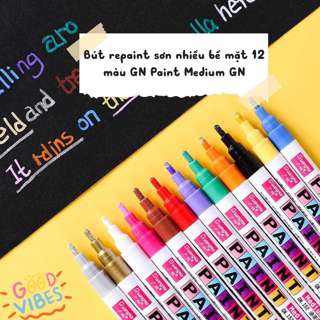 Bút repaint giày đế giày sơn nhiều bề mặt : cao su, thủy tinh, kim loại ...