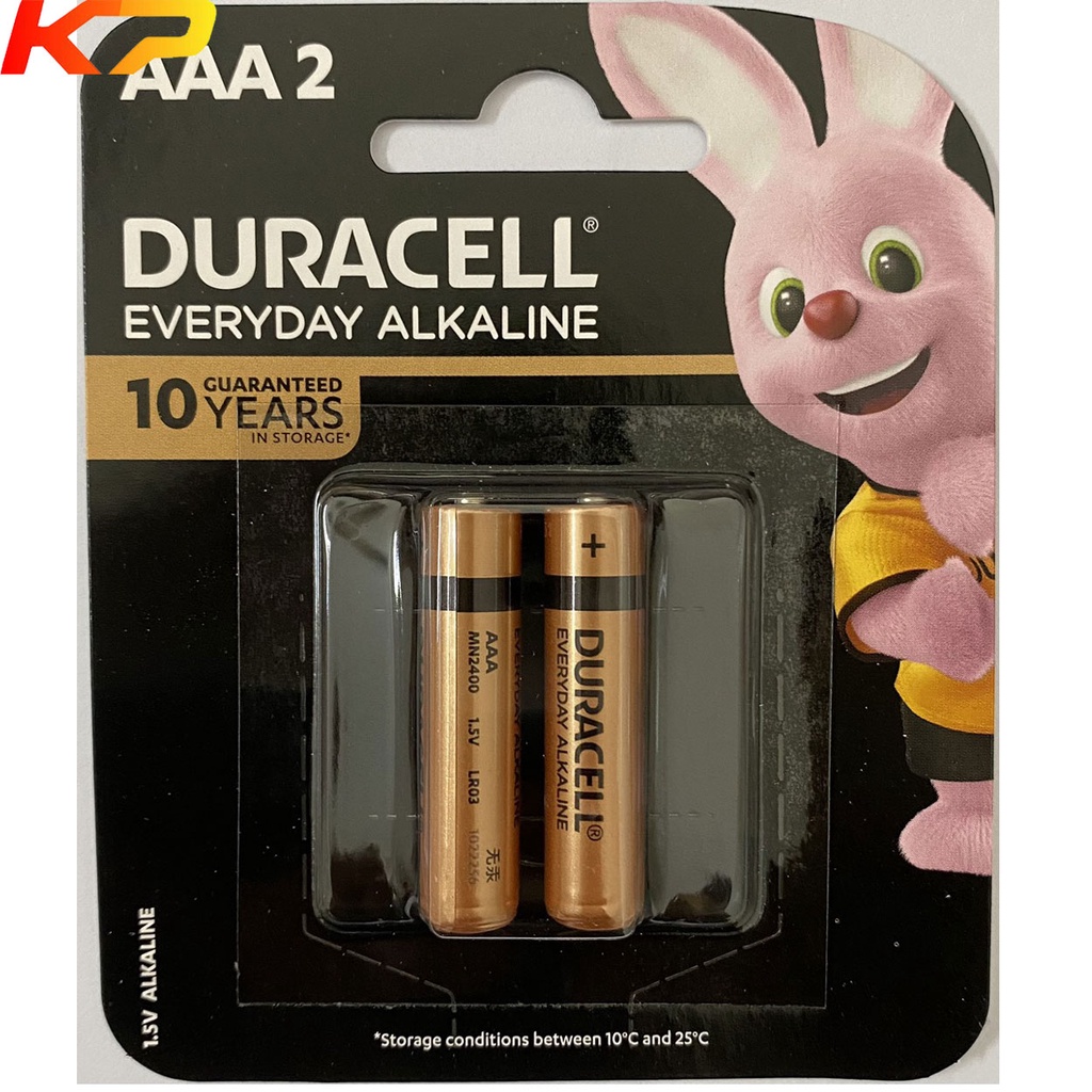 Pin AAA 1.5v Alkaline Duracell MN2400 LR03 AAA2 - Vỉ 2 viên | Shopee Việt Nam