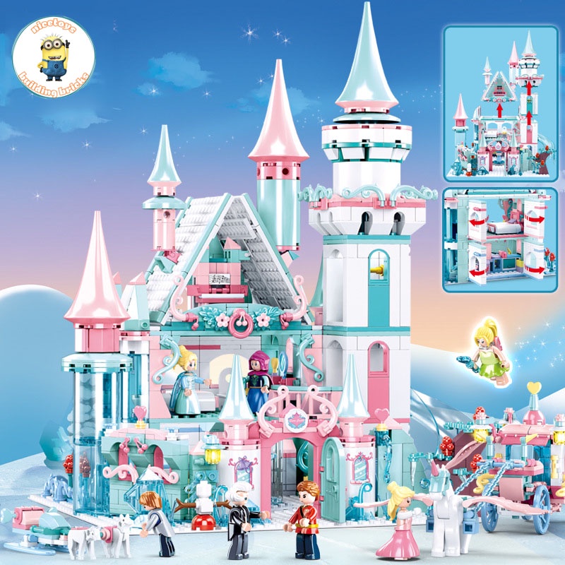 Đồ Chơi Lắp Ráp Kiểu LEGO Friendss Công Chúa Và Lâu Đài Tuyết Princess ...