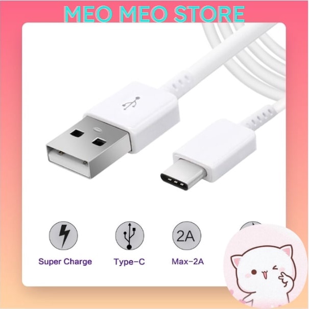 Dây Cáp Sạc Typec dành cho S8 / S9 / S10 / Note 8 / Note 9 dài 1m2 Bảo Hành 12 Tháng | Shopee ...