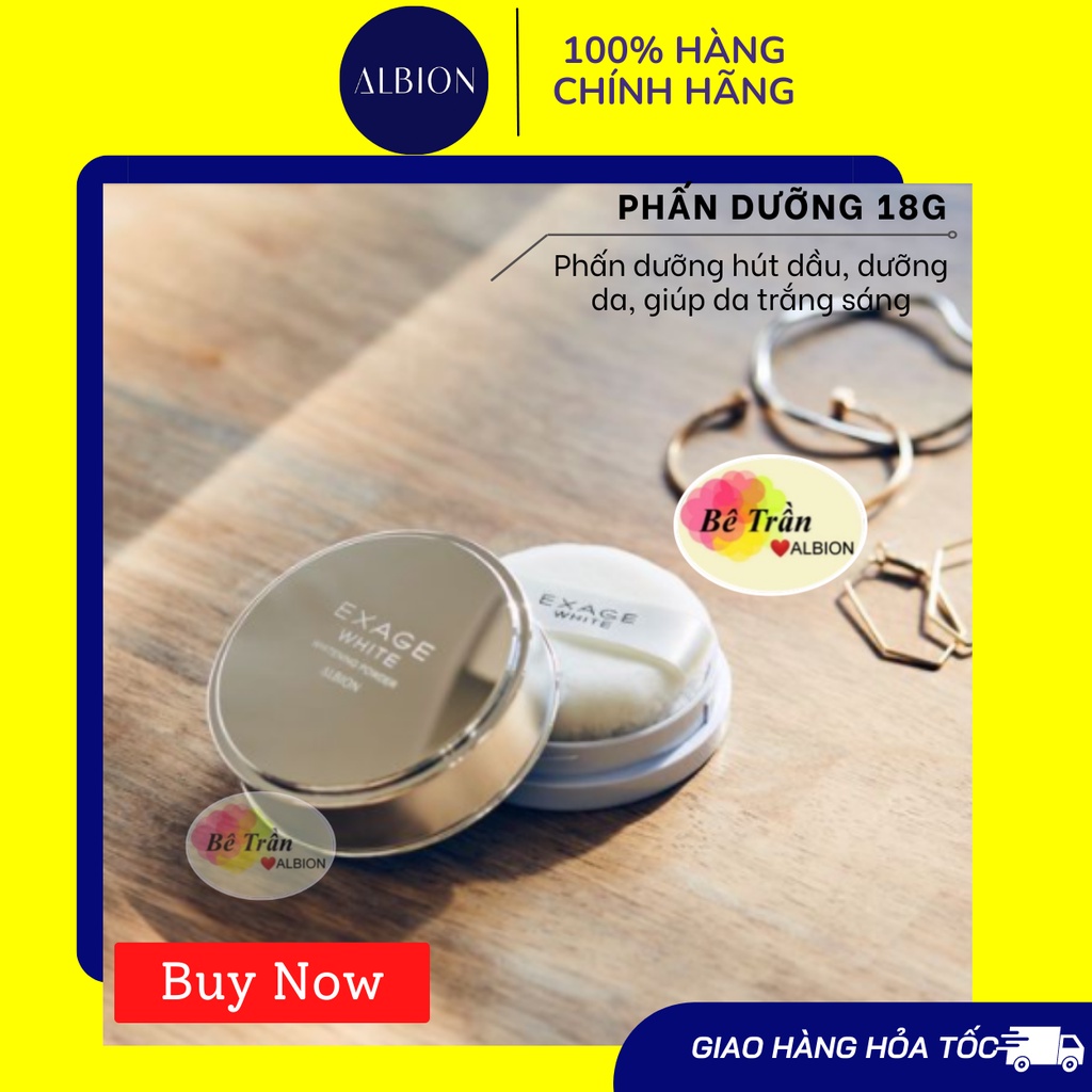 [ALBION] Phấn dưỡng trắng da hút dầu Exage White Whitening Powder 18g ...