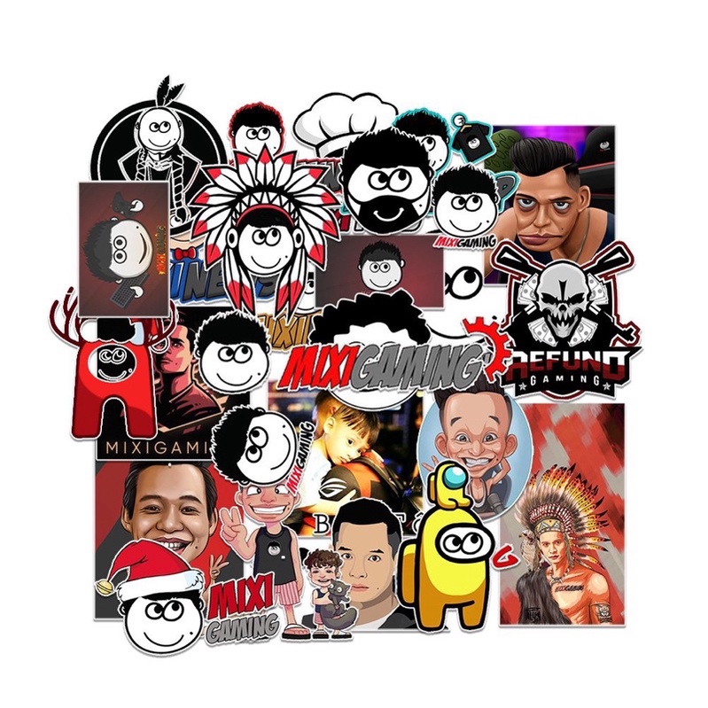 Sticker Mixigaming;Hình Dán - Sticker Chống Thấm Nước - Dán Vật Dụng ...