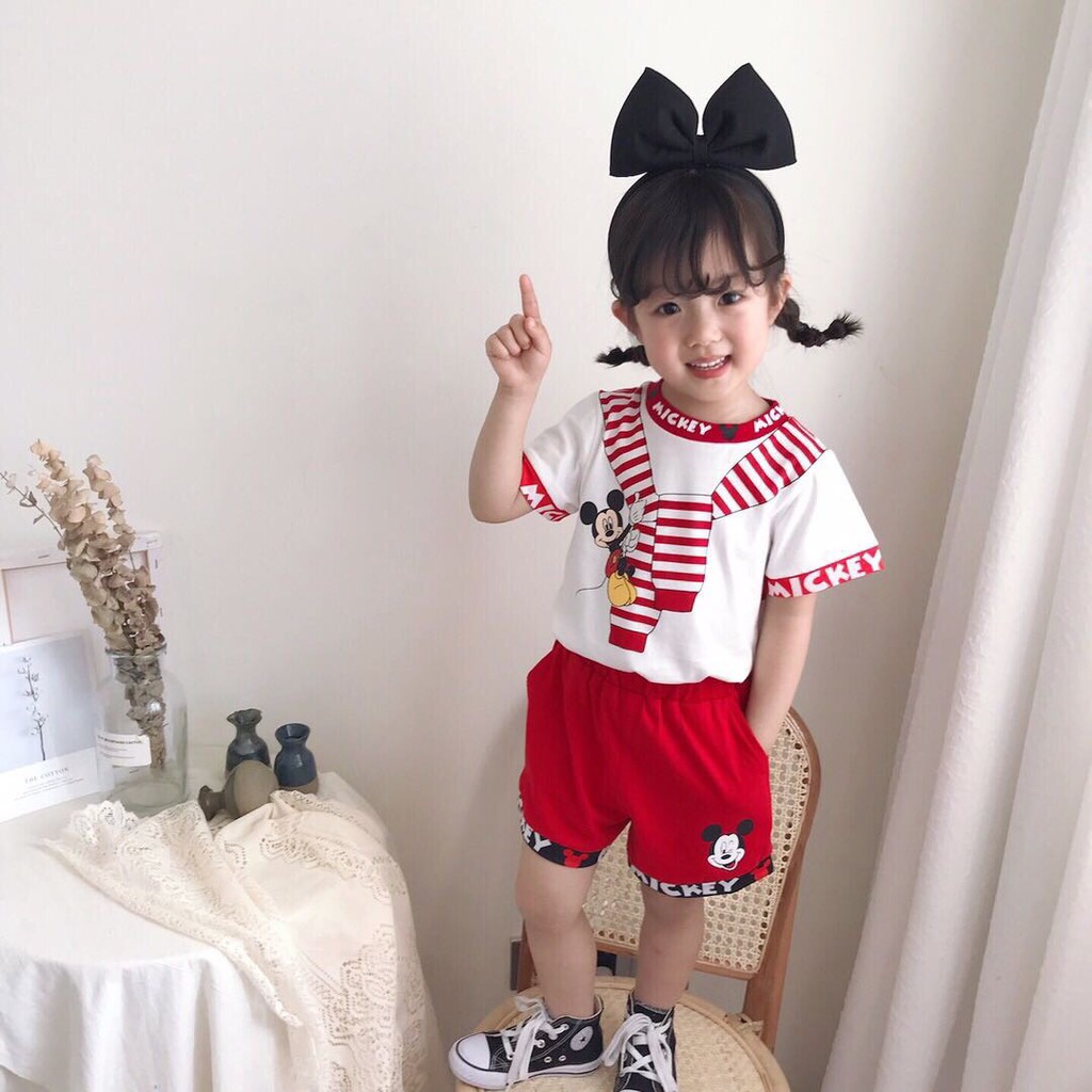 Bộ hình khăn mickey cho bé (8-18kg) | Shopee Việt Nam