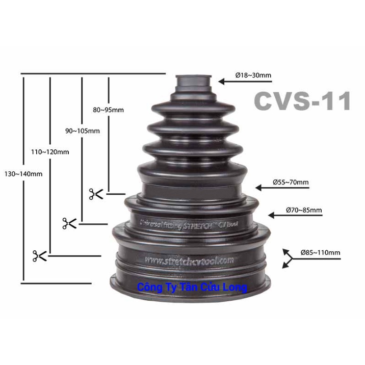 Cao su chụp bụi đầu láp ngoài đa năng_CVS-11 | Shopee Việt Nam