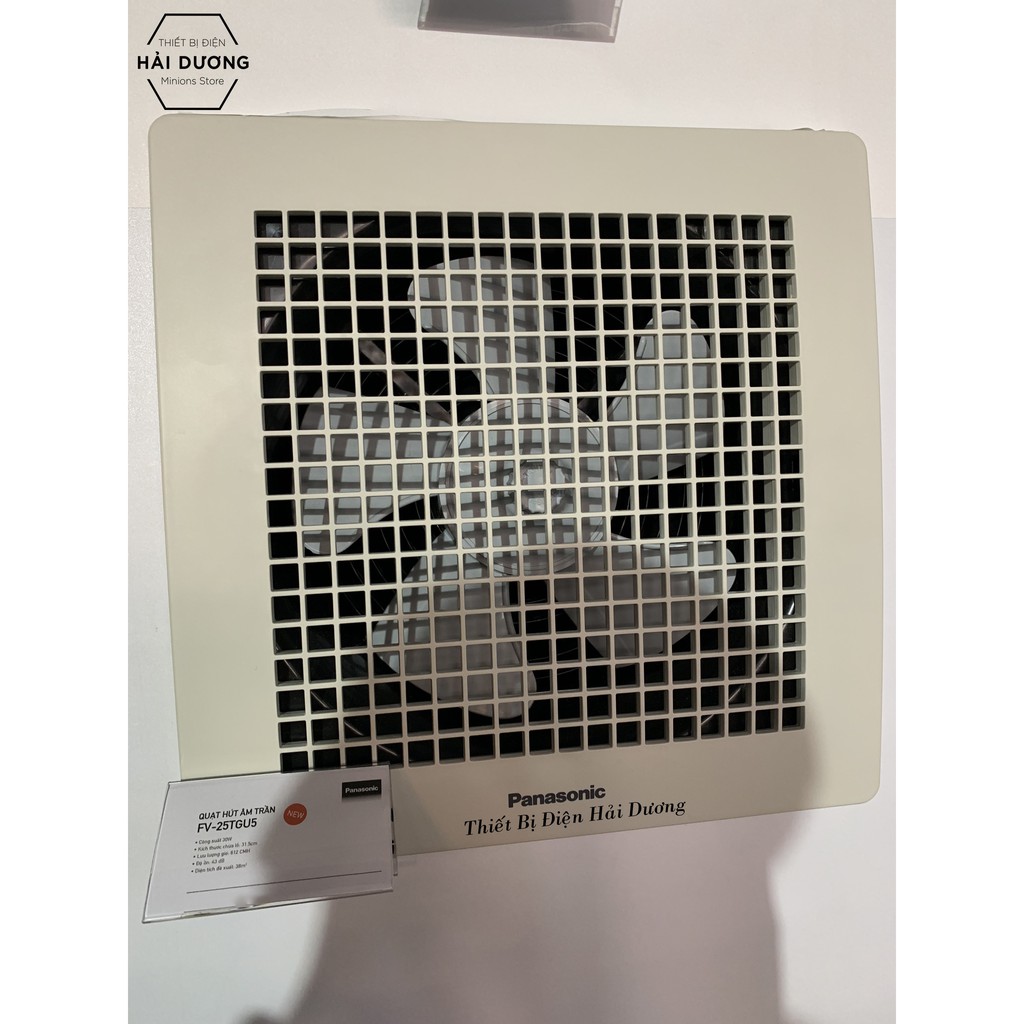 Quạt hút thông gió âm trần Panasonic FV-25TGU5 - Khoét lỗ vuông 31.5cm ...