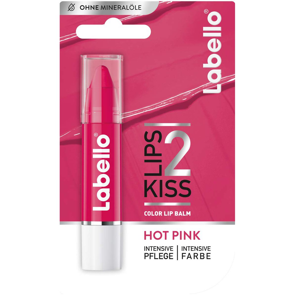 Son dưỡng môi Labello màu Hồng chiết xuất dầu thực vật - Labello Hot ...