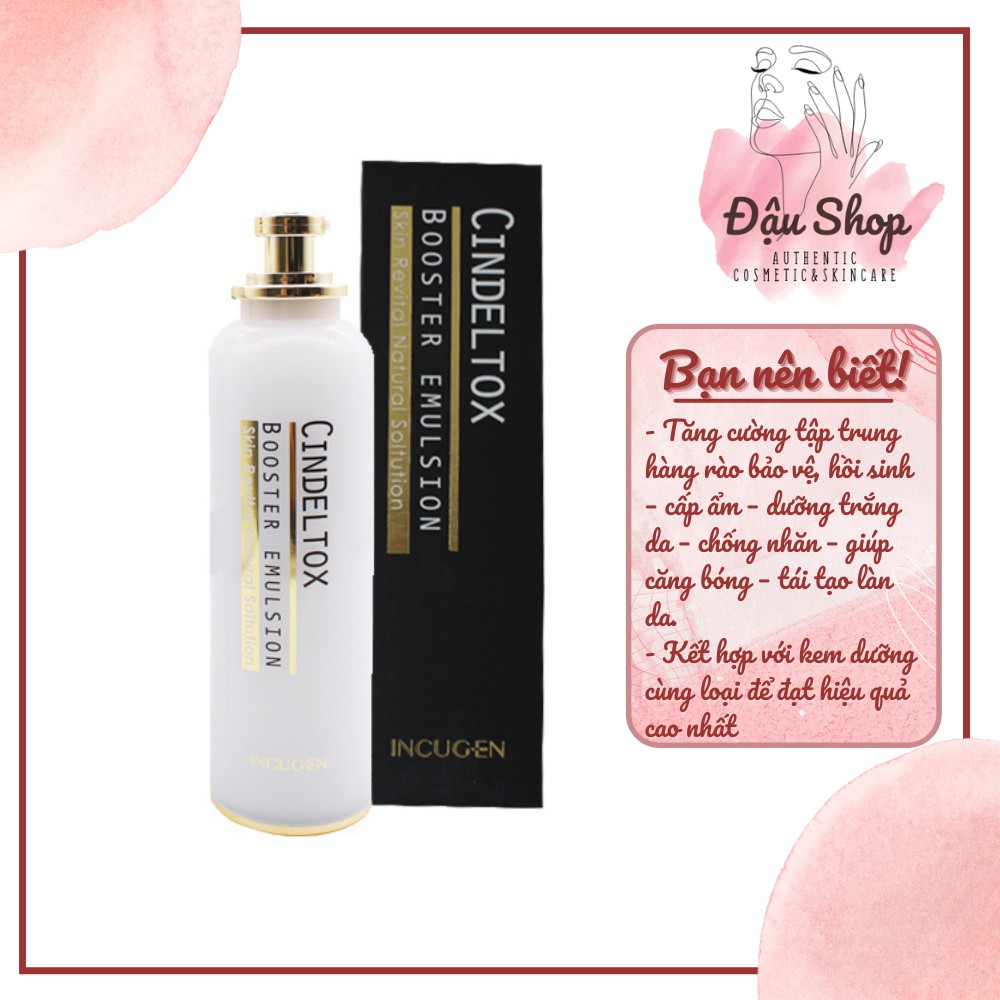 Sữa dưỡng trắng da Cindel Tox Booster Emulsion 120ml | Shopee Việt Nam