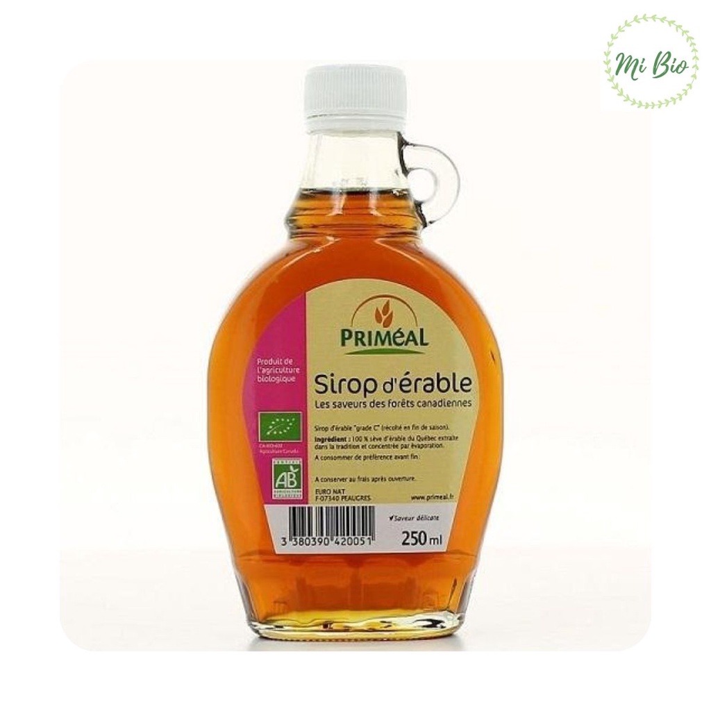 (Siro) Maple syrup cây phong loại C hữu cơ 250ml - Primeal | Shopee ...