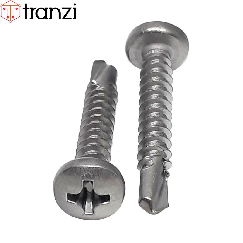 Vít tự khoan bake đầu cầu inox 304 ST4,2x25 - túi 50 cái | Shopee Việt Nam