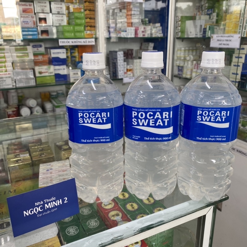 [Chính Hãng] Nước Khoáng POCARI SWEAT ( Chai 900ml ) bổ sung ion | Shopee Việt Nam