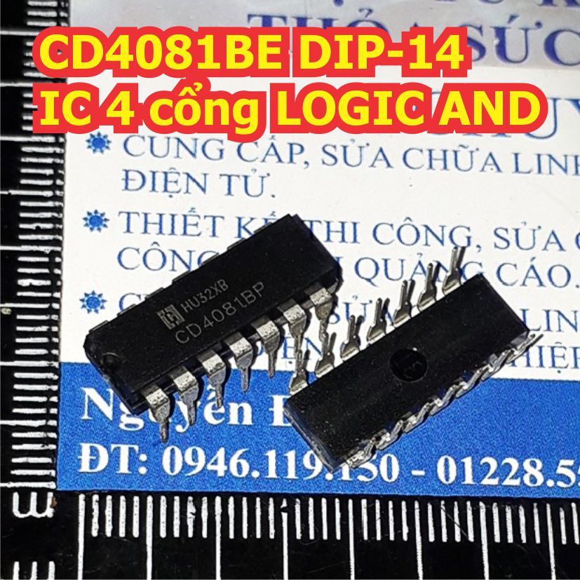 5 con CD4081BE CD4081 DIP-14 IC 4 cổng LOGIC AND KDE1361 | Shopee Việt Nam