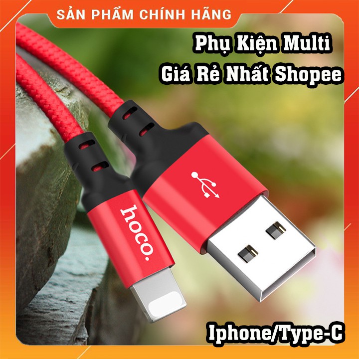 Cáp sạc IPchất liệu dù siêu bền đẹp Hoco | Shopee Việt Nam