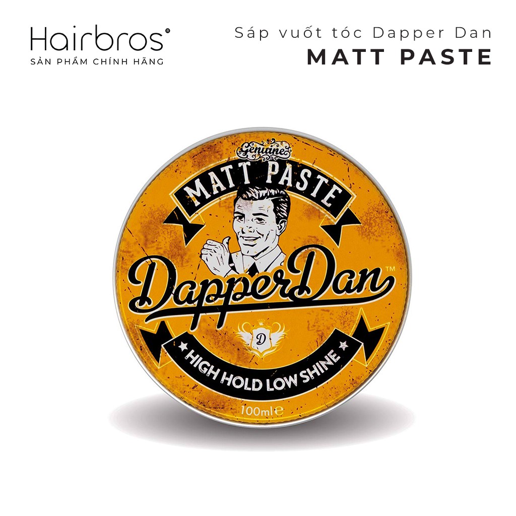 Sáp vuốt tóc Dapper Dan Matt Paste - Matte Paste - 100gr | Shopee Việt Nam