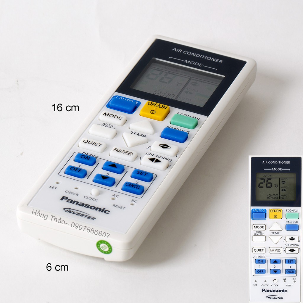 Remote máy lạnh Panasonic inverter + Pin | Shopee Việt Nam