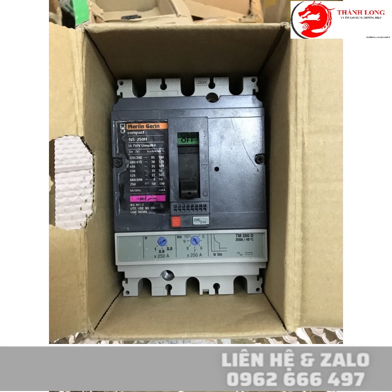 Aptomat Schneider NS250H TM250D 200/250A | Shopee Việt Nam