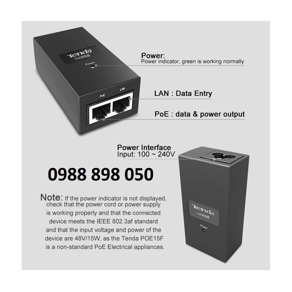 Adapter Nguồn Poe Camera HIKVISION Loại Tốt | Shopee Việt Nam