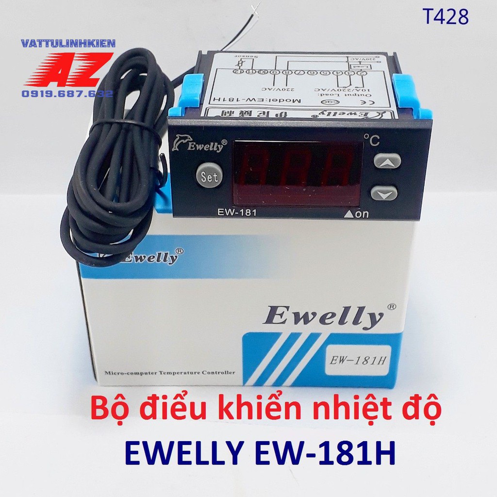 Bộ điểu khiển nhiệt độ kho lạnh EWELLY EW-181H / EW-181Y / EW-285 /EW-183 | Shopee Việt Nam