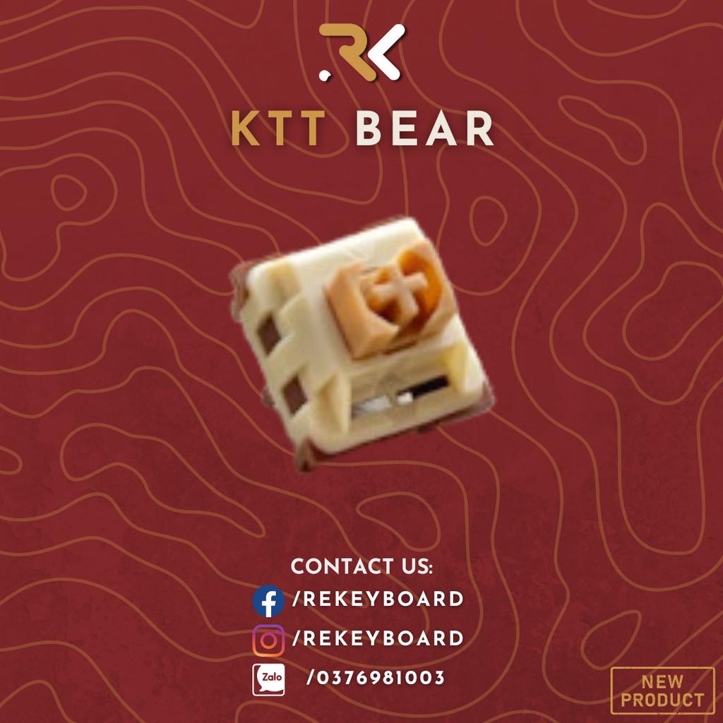 KTT Bear Switch | Switch Linear 5 Pin | Rekeyboard | Shopee Việt Nam