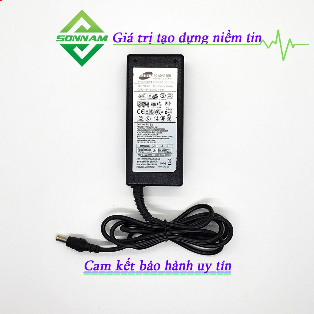 Sạc Laptop Samsung 19V – 3.16A Bảo Hành Đổi Mới 12 Tháng - Tặng Kèm Dây ...