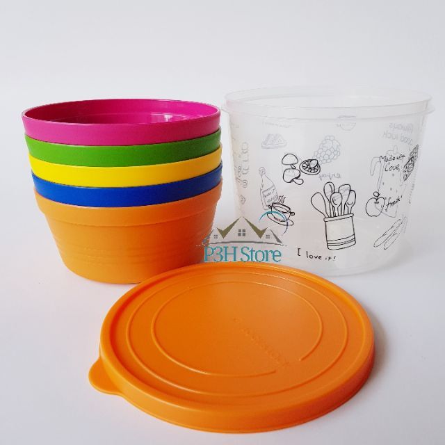 Bộ 5 Chén Màu Rainbow 5P Lock&Lock | Shopee Việt Nam