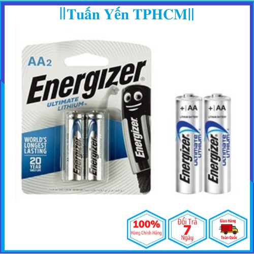 Pin AA Energizer Ultimate Lithium Chính Hãng Vỉ 2 Viên | Shopee Việt Nam
