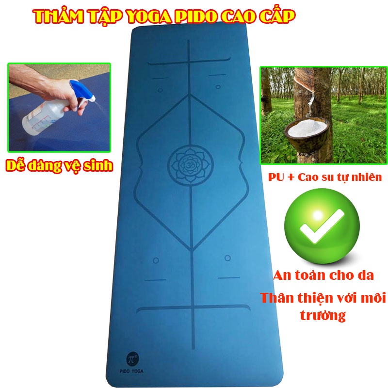 Thảm Pido Định tuyến Cao su PU -Xanh đậm( tặng túi+ dây buộc)-Bảo hành 12 tháng | Shopee Việt Nam