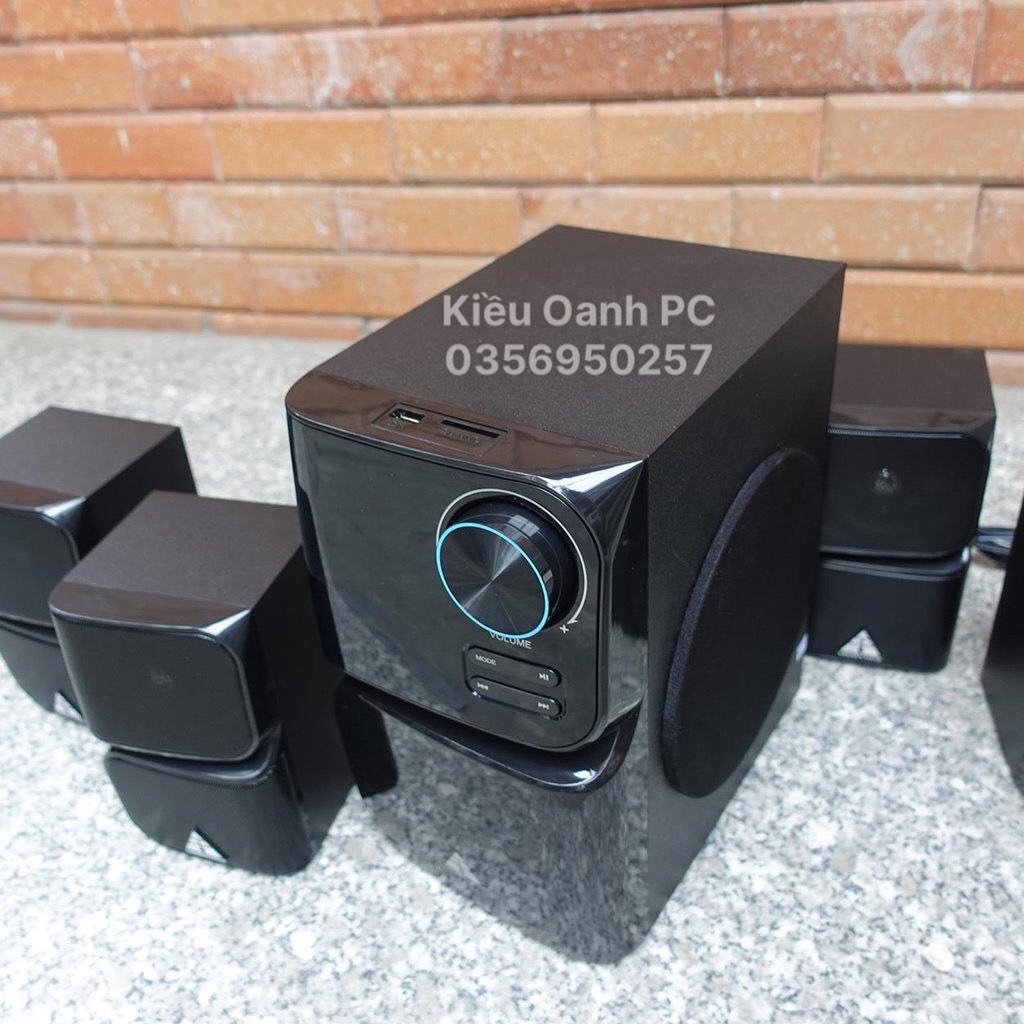 Loa Máy Tính Golden Field H401 4.1 (Đen, USB/SD, Bluetooth, FM, Remote ...