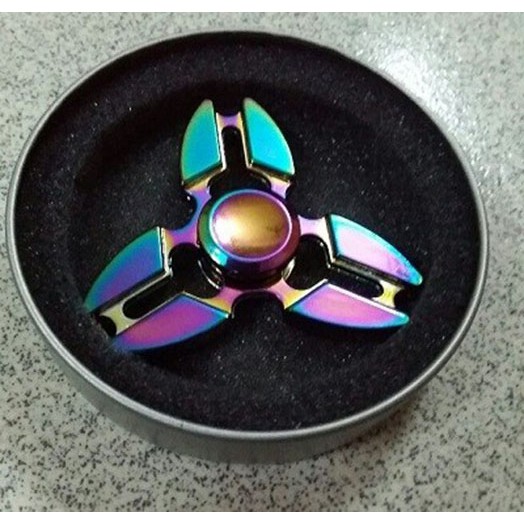Con quay Finger Spinner 3 cánh phản quang kim loại | Shopee Việt Nam