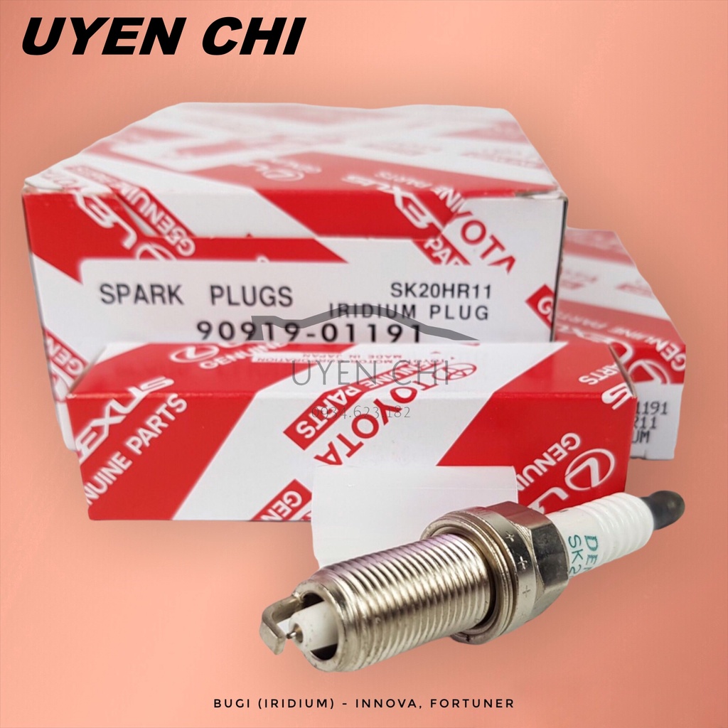 [1 HỘP 10 CHIẾC] Bugi xe Toyota Innova, Hiace, Hilux, Lexus (Mã: 90919 ...