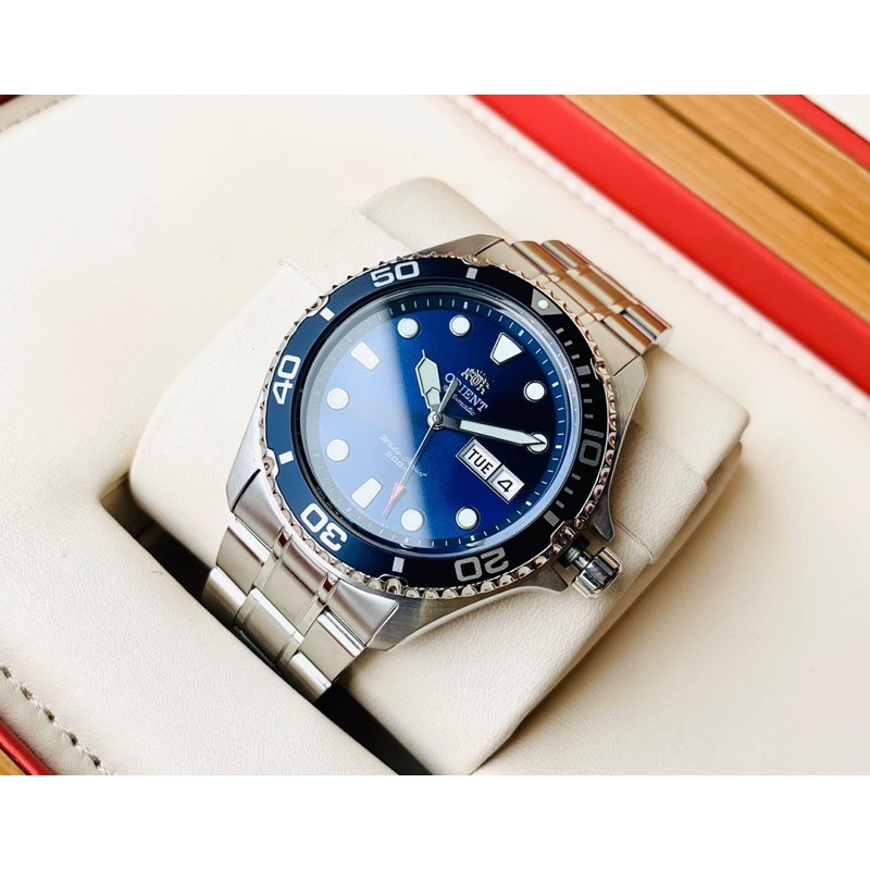 Đồng hồ nam chính hãng Orient RAY II Blue FAA02005D9 | Shopee Việt Nam