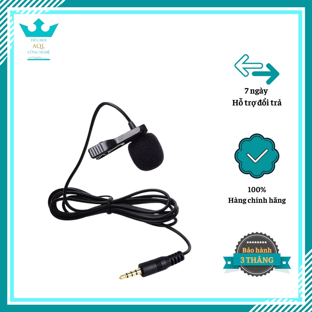 Mic Thu Âm Cài Áo 3.5mm Canoc U99 - Micro Thu Âm Cài Áo Cho Điện Thoại ...
