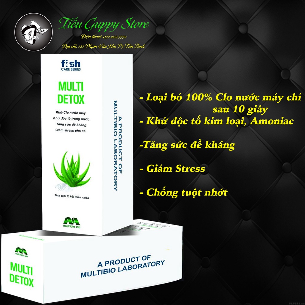 Multi Detox – Khử Độc Nước, Giảm Stress, Chống tuột nhớt cho cá cảnh ...