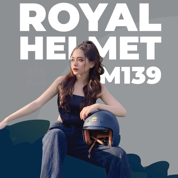 [Thế Giới Nón] Nón bảo hiểm Royal m139 | Shopee Việt Nam