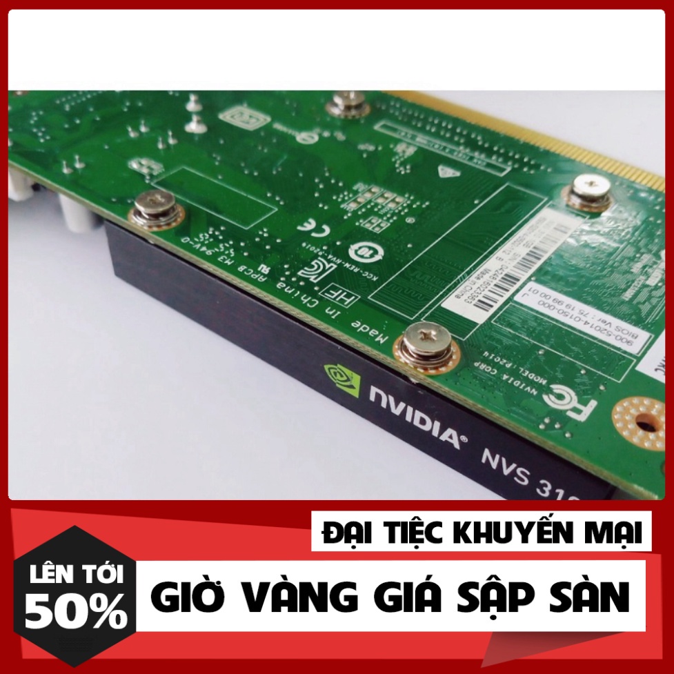SỐ LƯỢNG CÓ HẠN Card màn hình NVIDIA QUADRO NVS 310 512MB DDR3, hàng ...