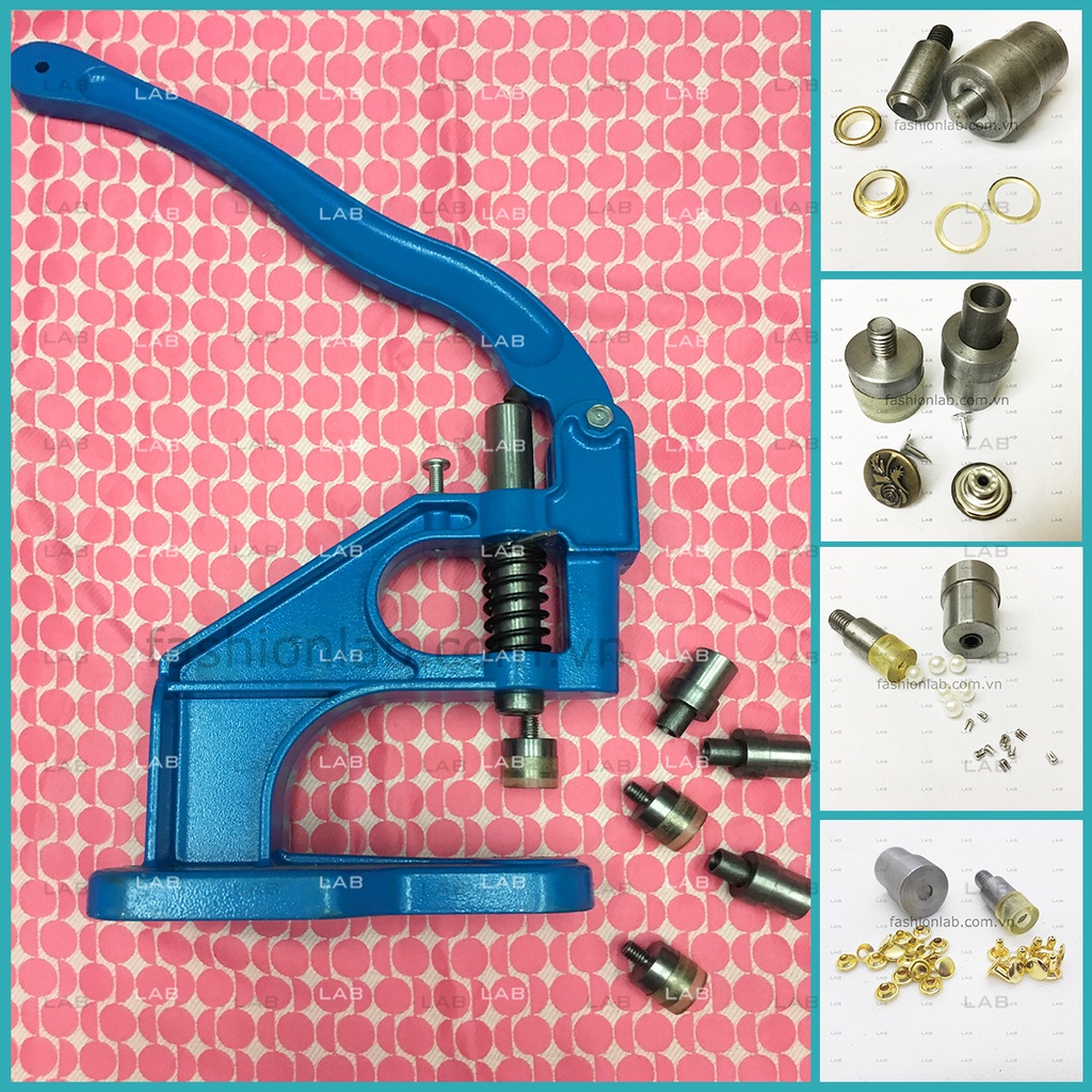 Máy, khuôn dập khuy, oze, đinh tán, đính hạt đa năng #0109 | Shopee ...