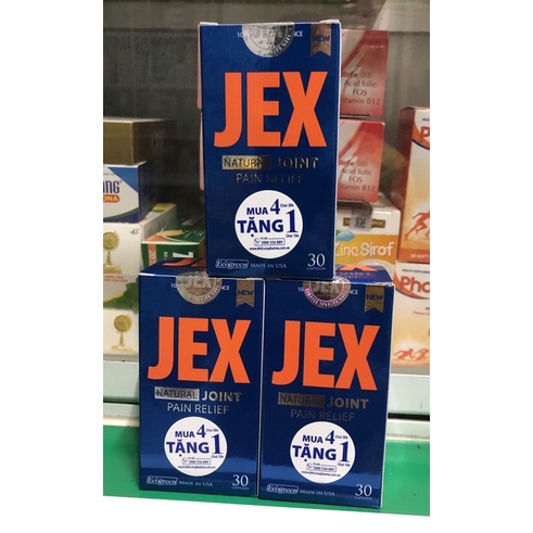 Jex max hộp 30 viên giúp bổ khớp tái tạo sụn khớp | Shopee Việt Nam