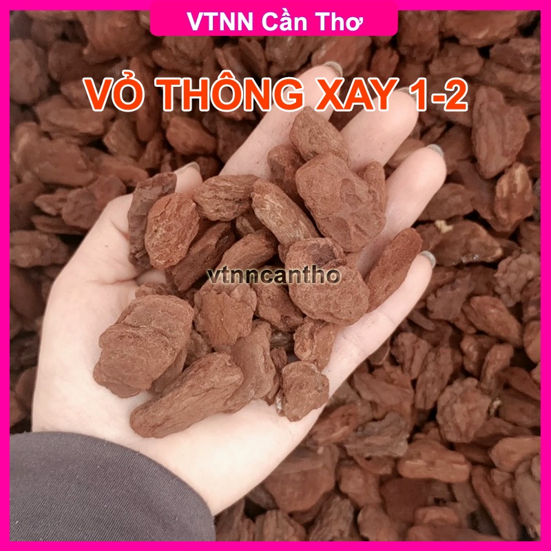1kg Vỏ Thông Đỏ Loại đẹp Xay Tròn Cạnh Trồng Lan (Size 1-2cm, Đã Xử Lý) - VTNN Cần Thơ | Shopee ...