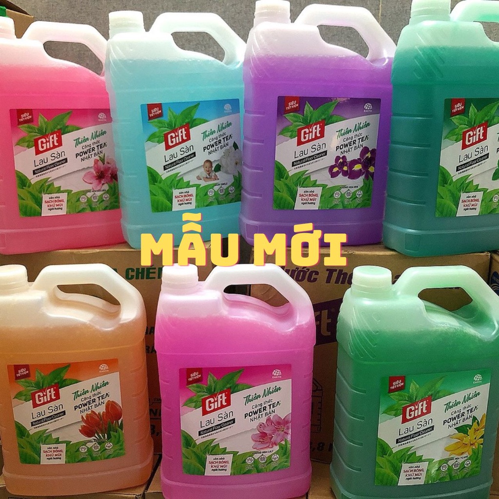 Nước Lau Sàn Gift 3.8kg( khách có thể inbox chọn màu) | Shopee Việt Nam