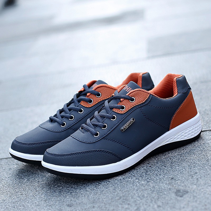 Luxury Simple Men Casual Shoes Light Walking Shoes Business Sneaker ...