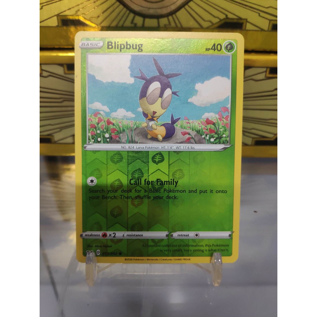 [ Dưa Hấu Yugioh ] Lá bài thẻ bài Pokemon Blipbug | Shopee Việt Nam