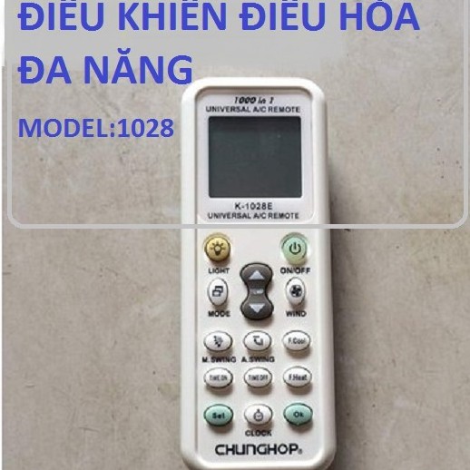 REMOTE MÁY LẠNH ĐA NĂNG CHUNGHOP K-1028E - ĐIỀU KHIỂN ĐIỀU HÒA ĐA NĂNG ...