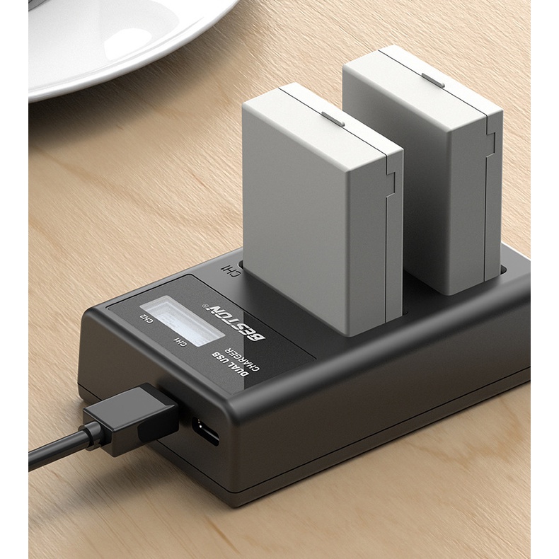 Dock sạc 2 + 2 Pin Canon LP-E8 1800mAh Cho Máy Ảnh Canon 550D 600D 650D ...