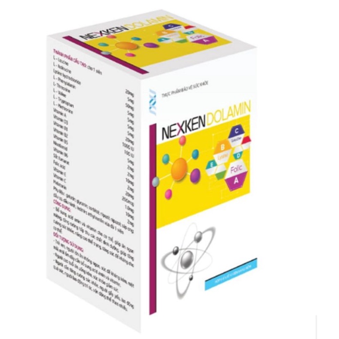 VIÊN UỐNG VITAMIN NEXKEN DOLAMIN H 60 VIÊN | Shopee Việt Nam