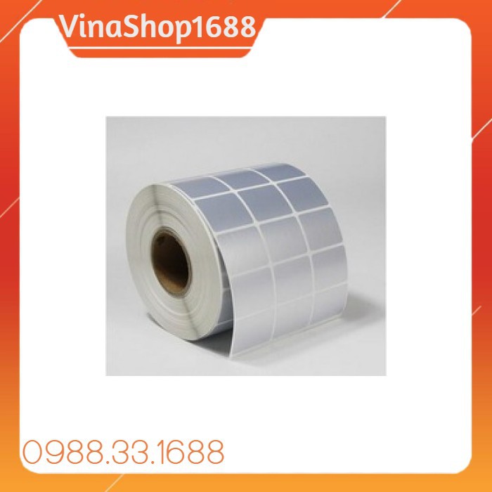 Decal xi bạc 35x22 mm, cuộn 50m, 3 tem/hàng | Shopee Việt Nam
